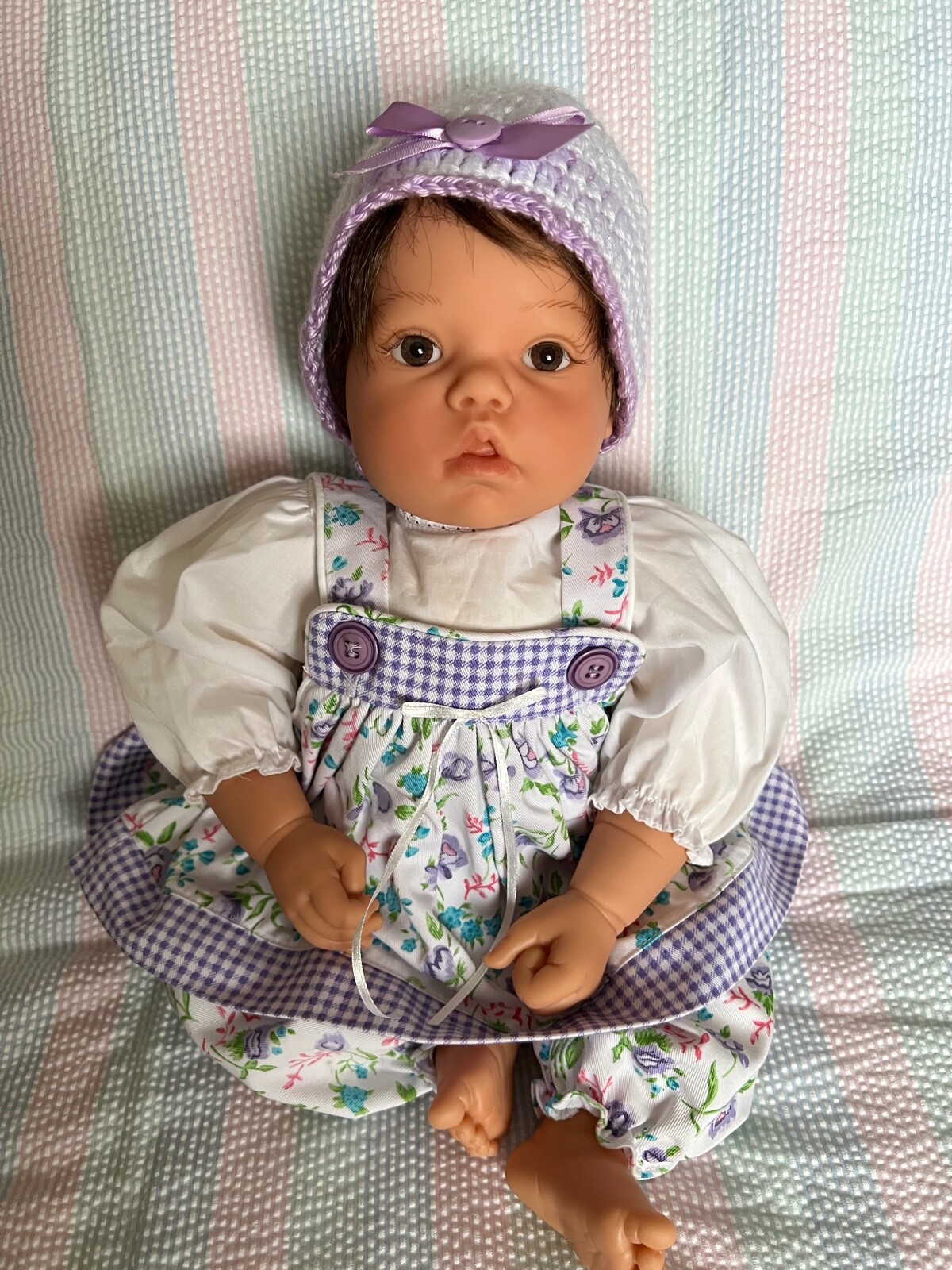 Lee Middleton Doll "Baby Face" Sculpt By Reva Schick Brown Eyes Brown ...