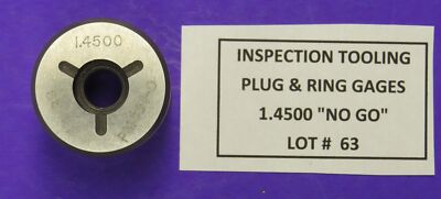 TRILOCK GAGE MEMBER "NO GO" - 1.4500" - LOT #63 | eBay