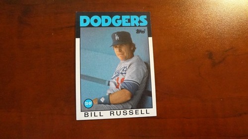 1986 TOPPS # 506 BILL RUSSELL BASEBALL CARD | eBay