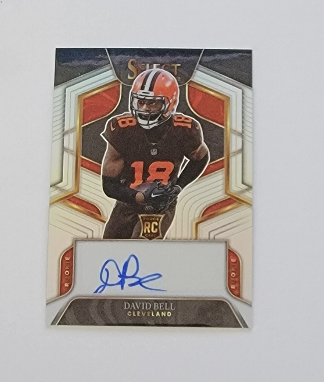 2022 Select David Bell Rookie Signatures Silver Prizm Auto RC 134/199 ...
