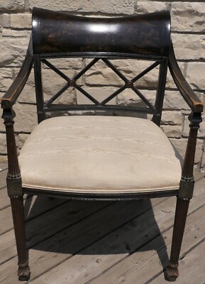 CHINOISERIE REGENCY DESK SIDE CHAIR INTERIOR CRAFTS CHICAGO | eBay