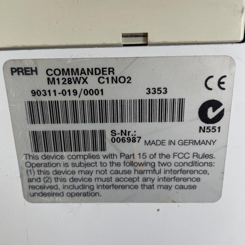 PREH Keyboard MC128WX / C1N02 Commander Programmable POS Made in ...