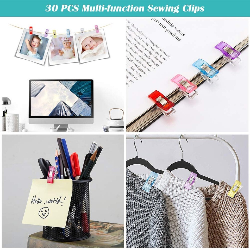 Doukey large sewing clips Fabric Clips 50PCS Jumbo Quilt Clips for ...
