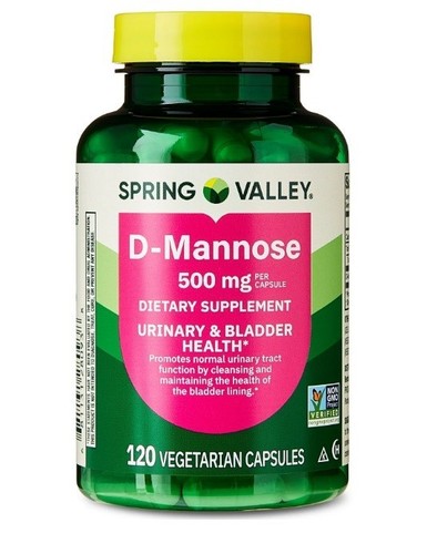 Spring Valley D-Mannose 500 mg Veg Capsules 120 Count | eBay