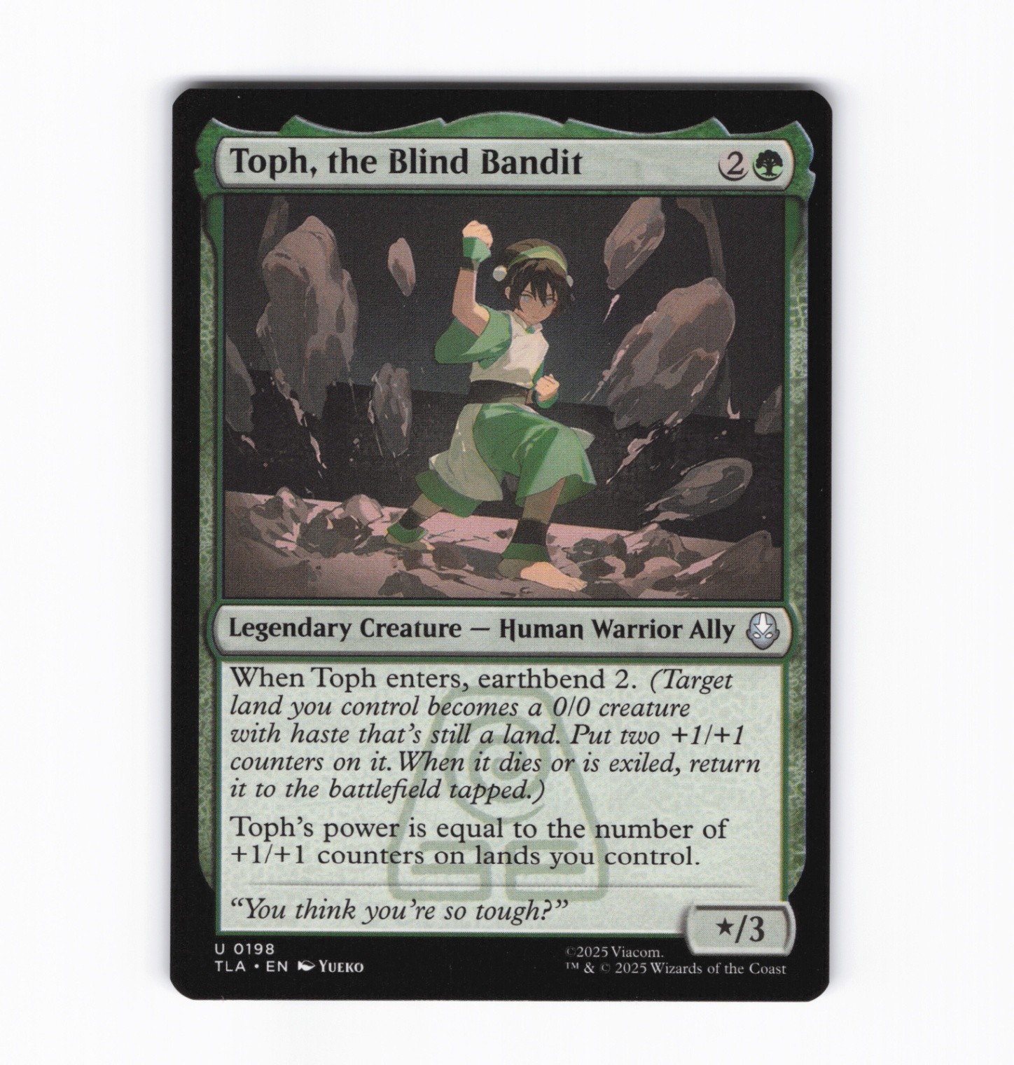 Toph, the Blind Bandit Avatar: The Last Airbender Regular for sale ...