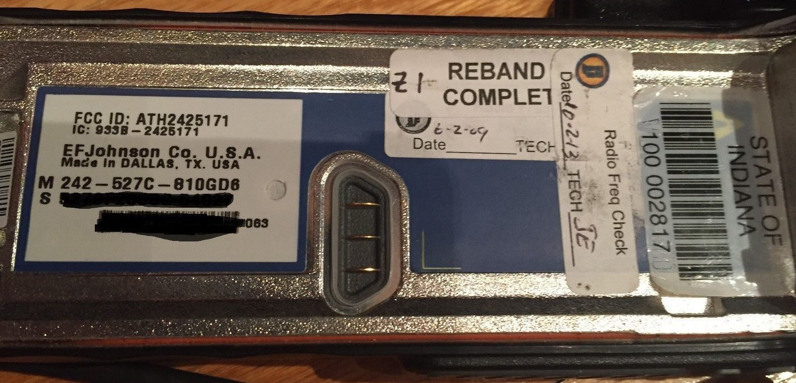 EF JOHNSON 5100 51SL ES FULL KEYPAD | Grelly USA