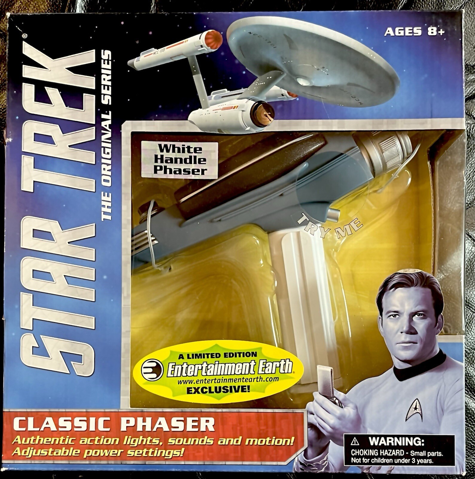 Diamond Select Star Trek Classic Phaser TOS WHITE HANDLE Special ...