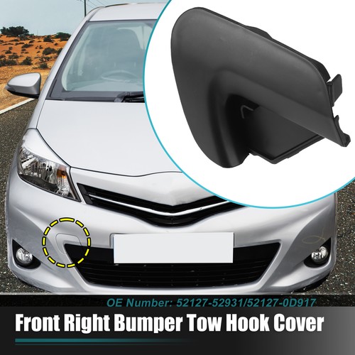 Car Front Right Bumper Tow Hook Cover for Toyota Yaris No.52127-52931 ...