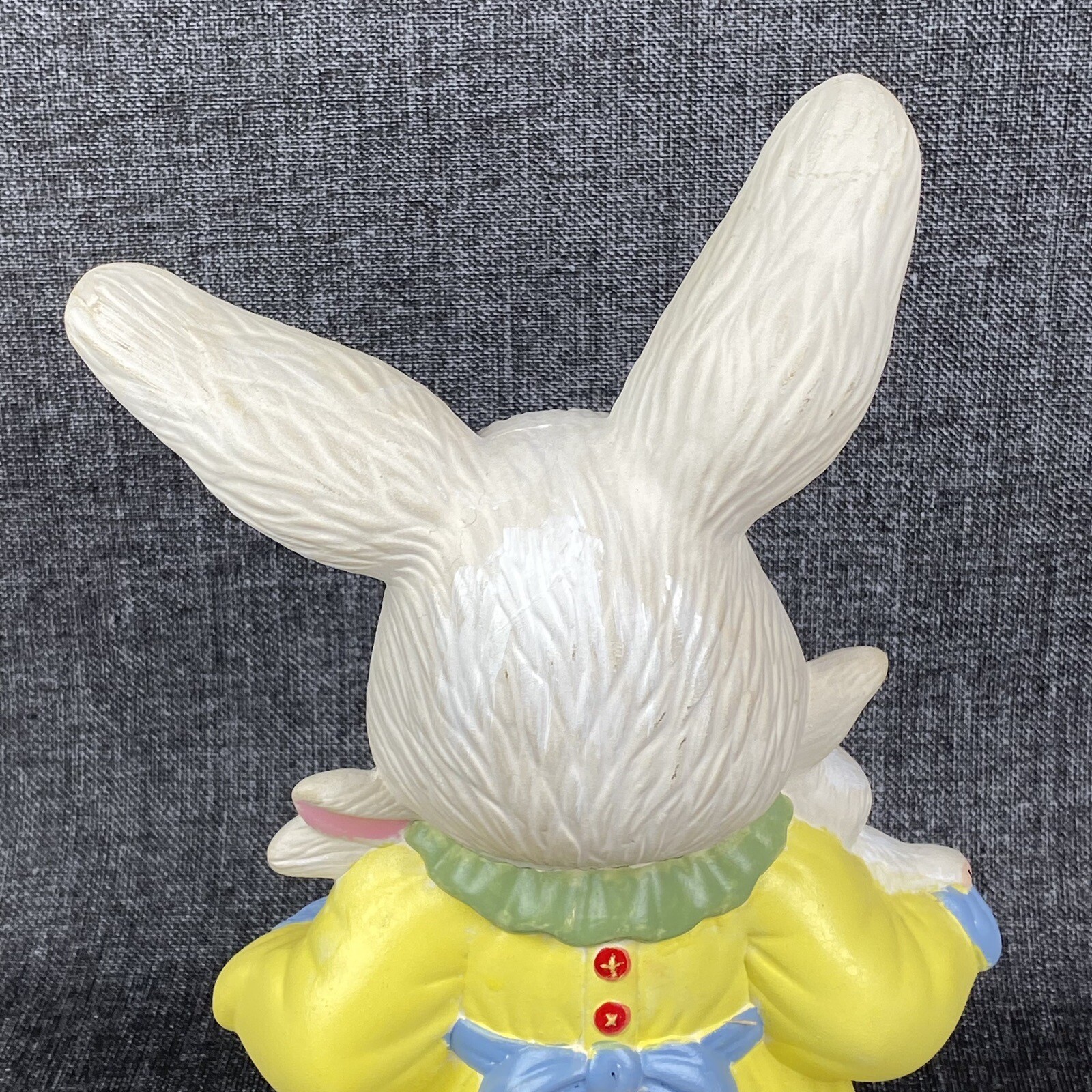 Vintage Bunny Rabbit Figurine 12" Tall Hand Painted | eBay