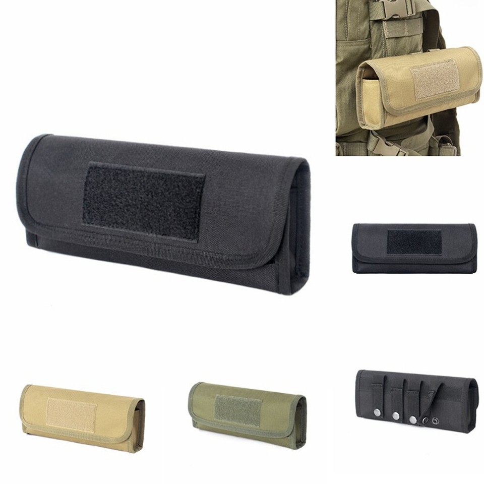Tactical MOLLE 18 Rounds Shotgun Shell Holder 12/20 Gauge Ammo Bag Mag ...