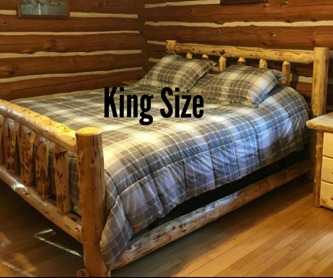 How To Make Log Bed Frames Rustic Log Beds From DutchCrafters Amish
