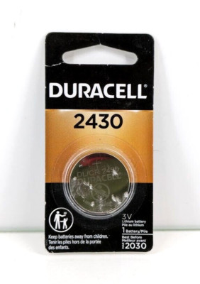Duracell 3V Coppertop 2430 Coin Cell Battery Lithium DL2430 CR2430 BB ...