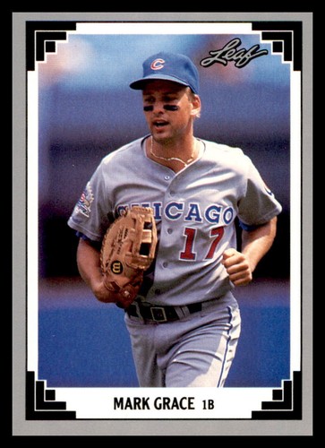 1991 Leaf #170 Mark Grace | eBay