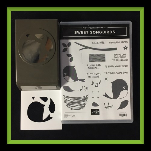Stampin' Up! SWEET SONGBIRDS Stamp Set & SONGBIRD BUILDER Punch ***NEW ...