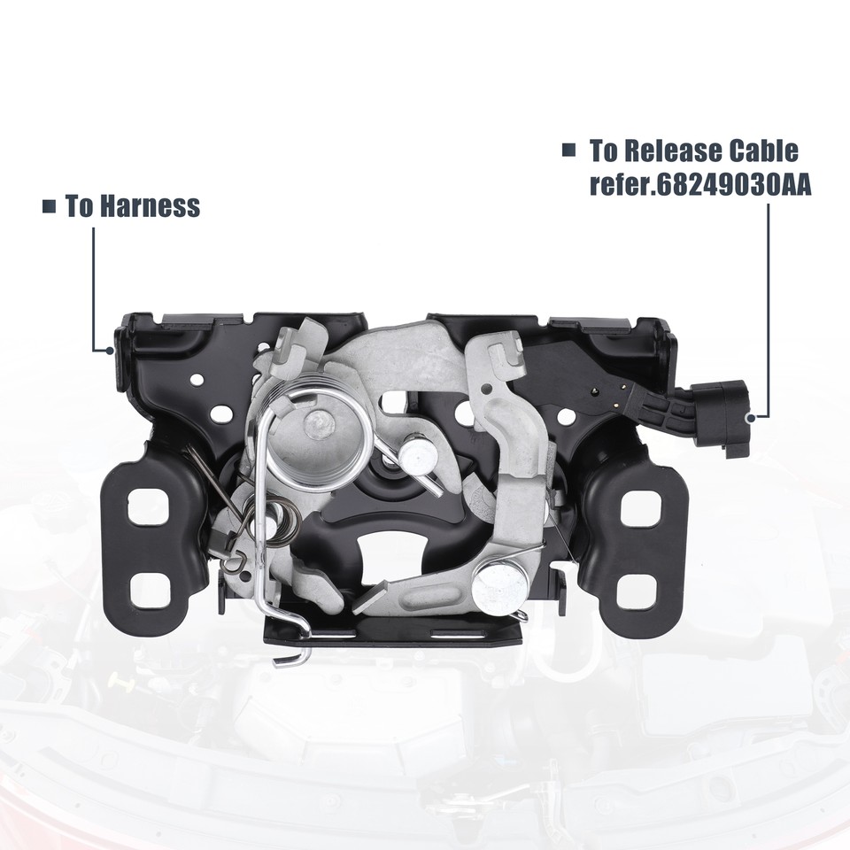 Pack of 1 for Jeep Compass 2017-2022 Hood Latch 68280607AC | eBay