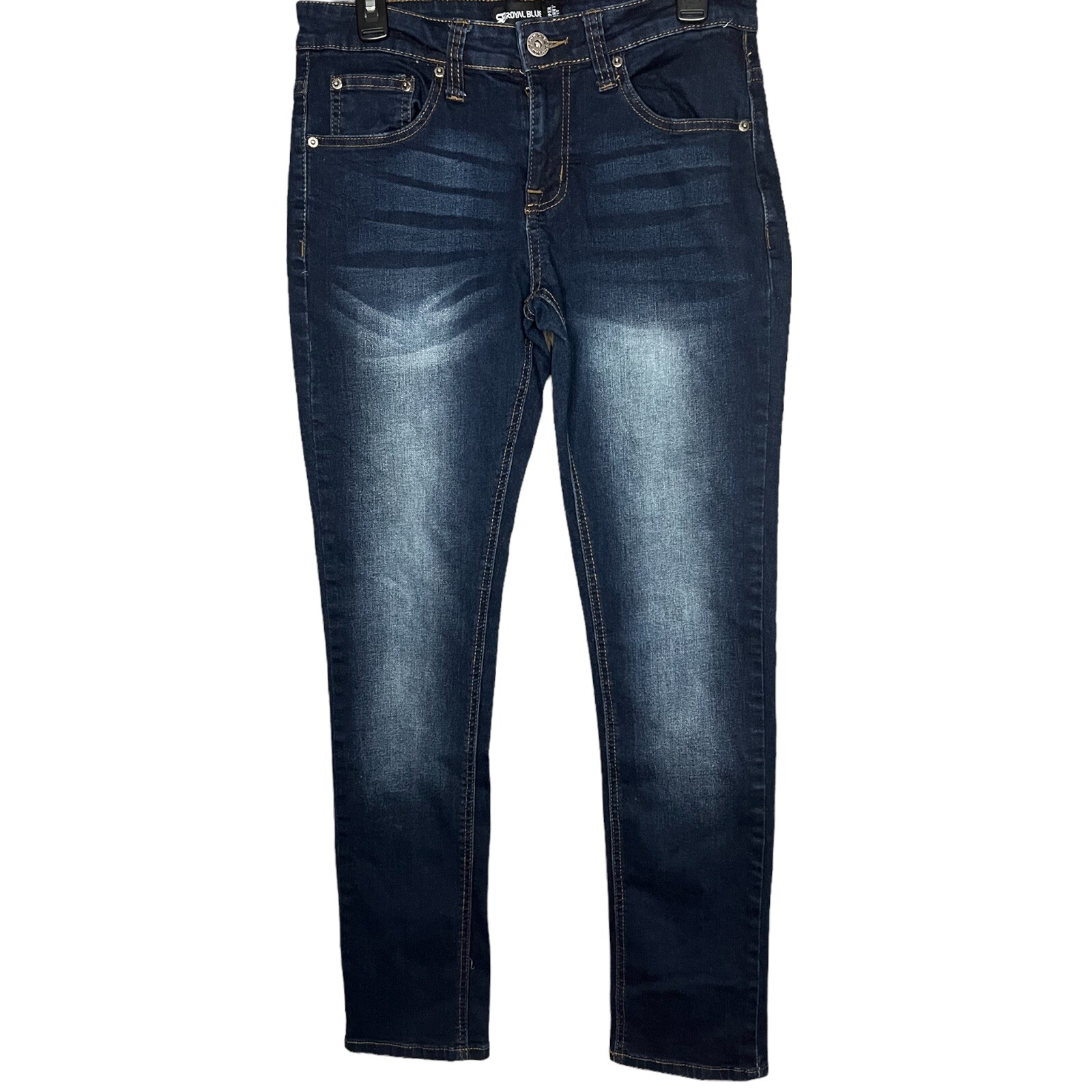 Royal Blue Skinny Jeans For Men