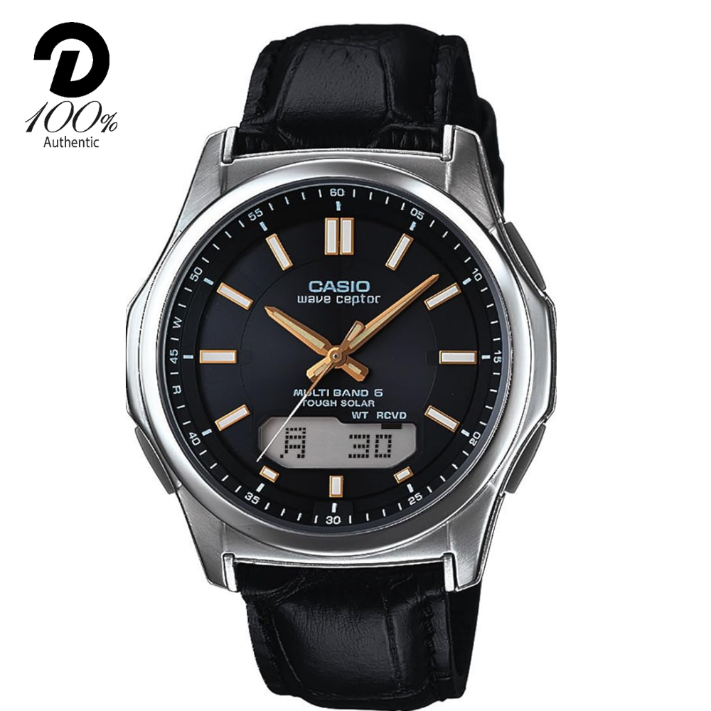 CASIO WAVE CEPTOR WVA-M630L-1A2JF Tough Solar Atomic Radio Watch | eBay