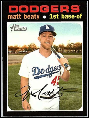 2020 Topps Heritage #14 Matt Beaty Dodgers NM-MT | eBay