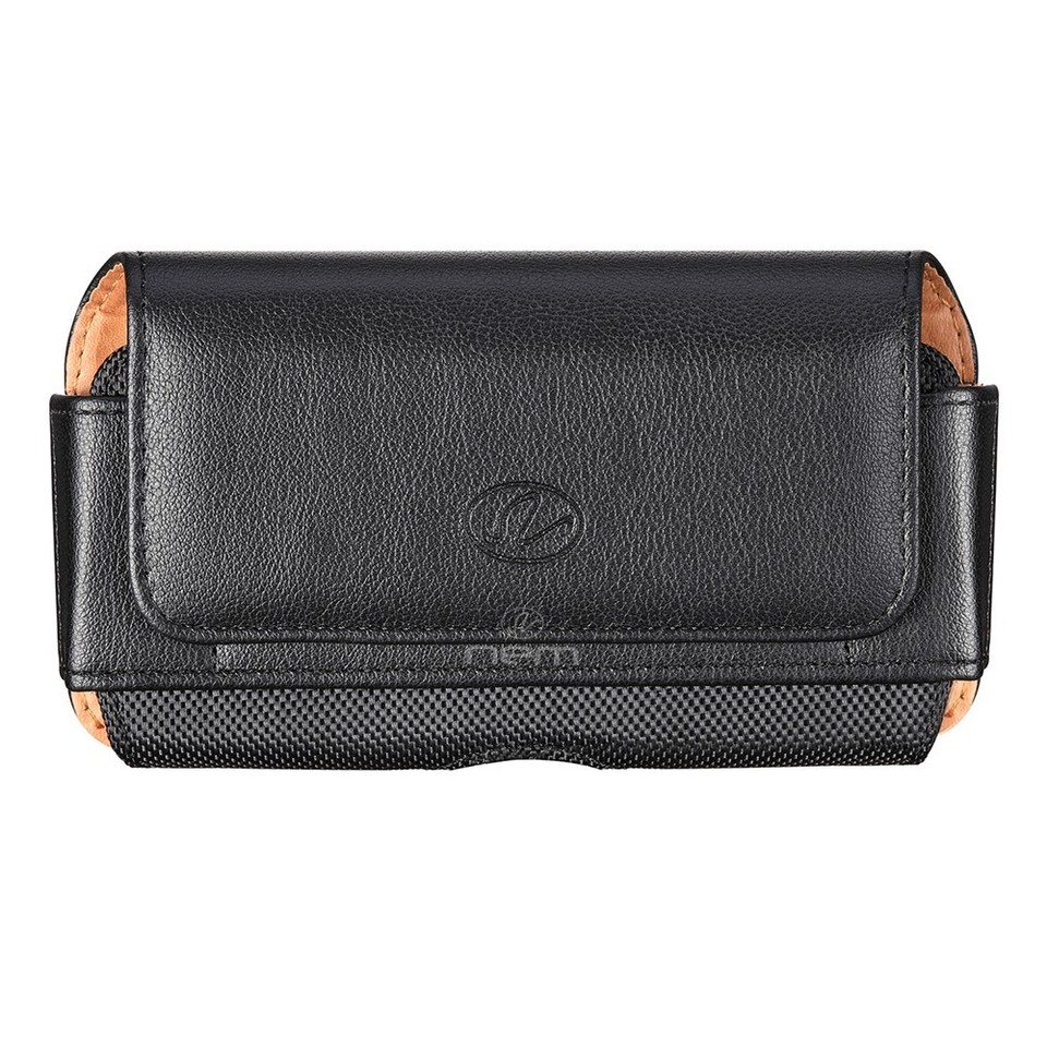 NEM LEATHER RUGGED CELL PHONE HOLDER HOLSTER CLIP BELT LOOP POCKET ...