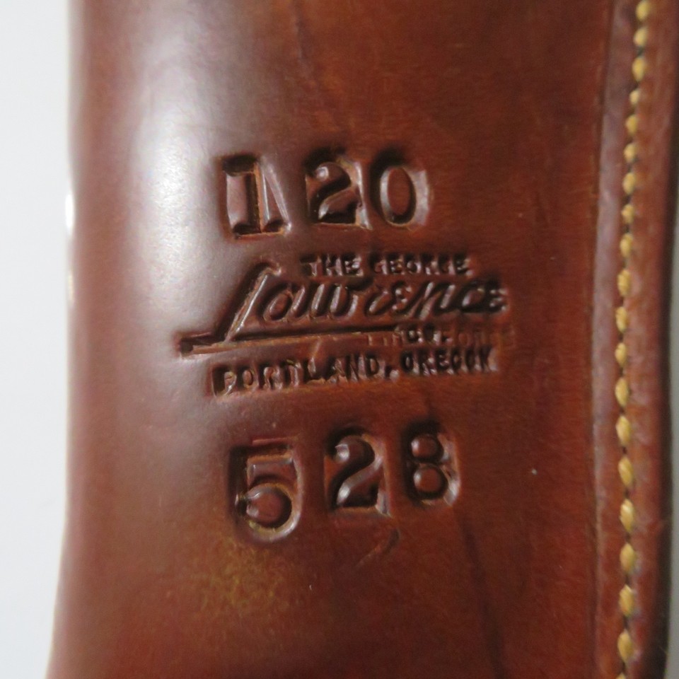 Vintage George Lawrence #120 Leather Belt Holster 528 | eBay