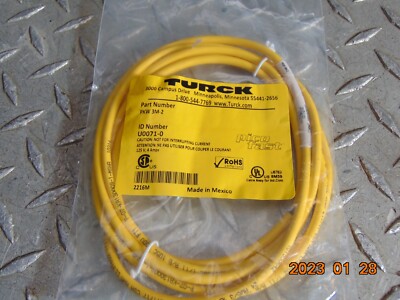 NEW TURCK PKW 3M-2 CORDSET CABLE - QUANTITY - FREE SHIPPING | eBay