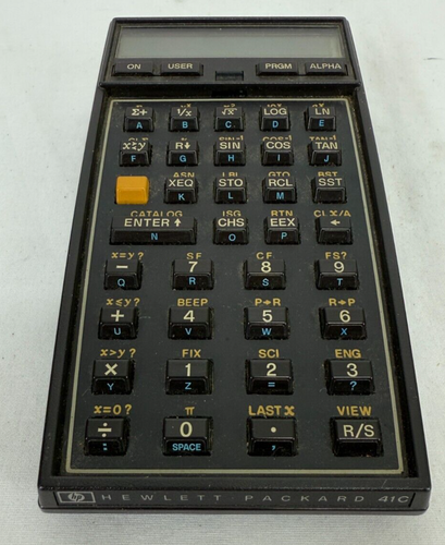 Hewlett Packard HP 41C Calculator. Untested Read | eBay