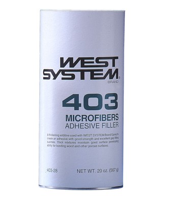 West System 403 Microfibers Filler 20 oz. Container | eBay