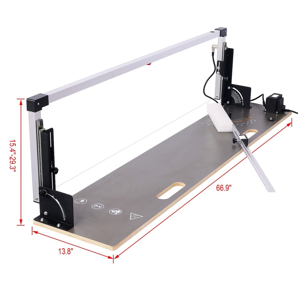 Electric Styrofoam Cutting Machine Foam Cutter Tool with 67'' Long ...