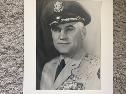 SIGNED WWII MILITARY: Autographed Photo of USAF General Robert Whitney ...