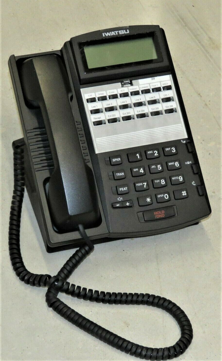 Iwatsu IX-12KTD-3 Adix Phone 12-Button Warranty Omega Display Black ...