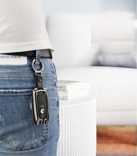 Armor Metal Car Key Fob Case Cover For Ford F-150 Fusion Explorer ...