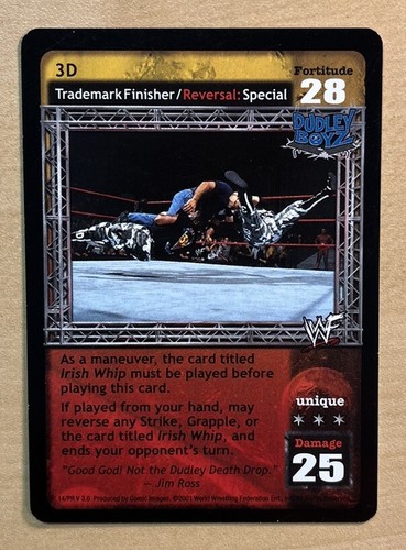 WWF Backlash 2001 Game PROMO Card, The Dudley Boyz | eBay