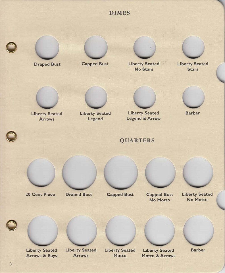 Littleton Album For 19th Century US Type Coins Model LCA78 New w/ Free ...