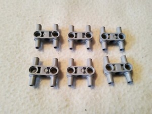 6 NEW LEGO TECHNIC PIN CONNECTOR PERPENDICULAR 3L WITH 4 PINS 4225033 ...