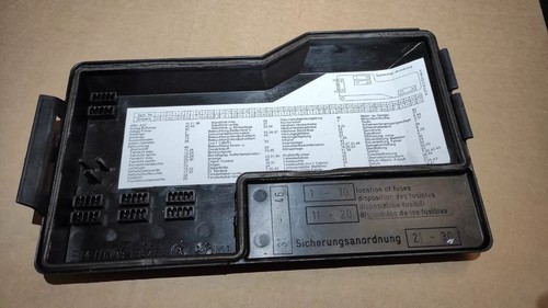 BMW 3 series E36 328i 325i M3 Z3 RELAY FUSES FUSE BOX COMPARTMENT TOP ...