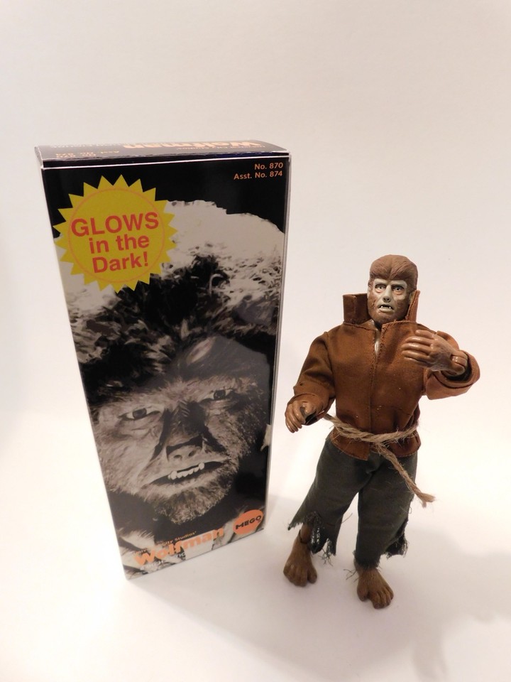 Mego 8" Action Figure Custom Wolfman Remco Boxed Universal Monsters ...