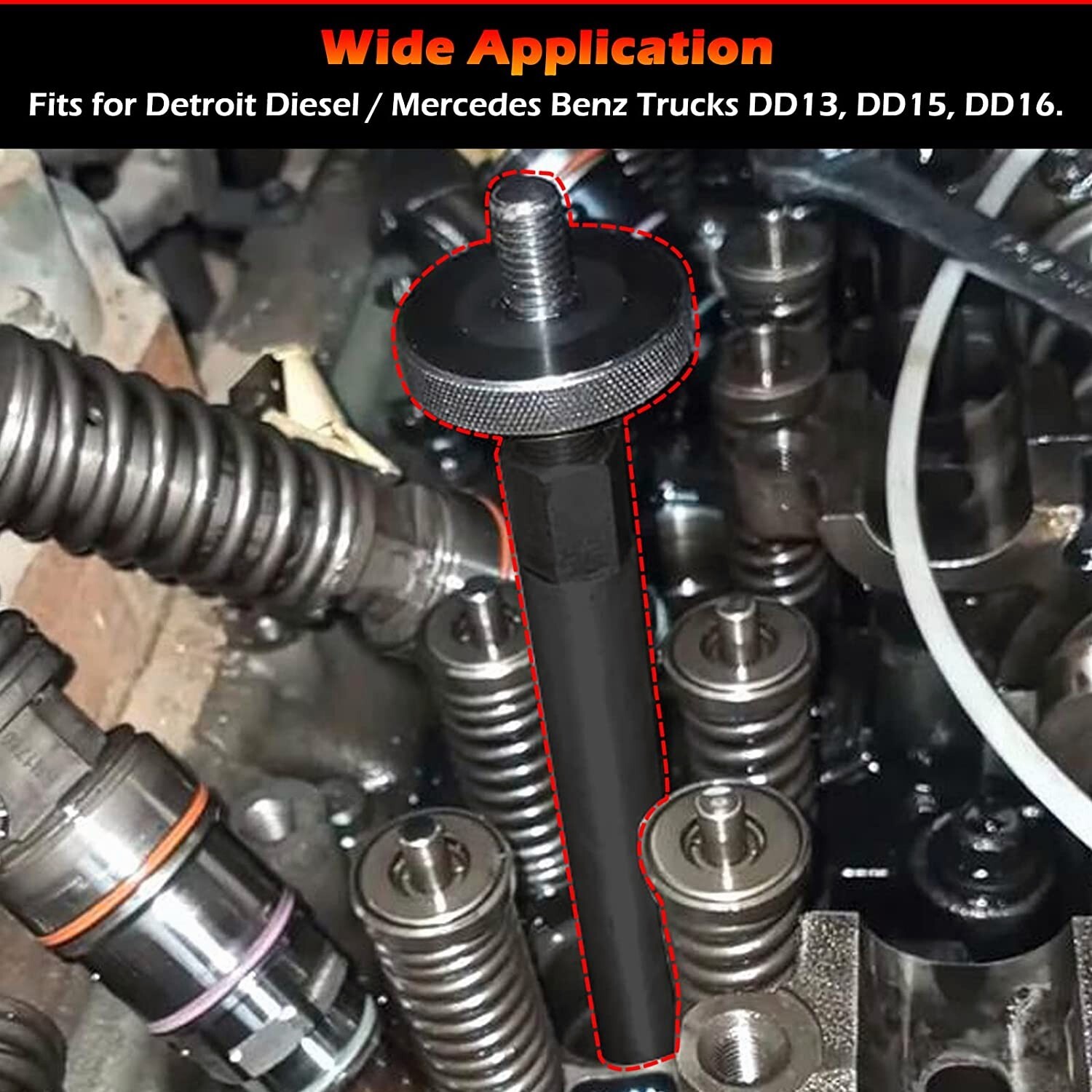 J-47388-A Injector Cup Nozzle Tube Remove/Installer for Detroit Diesel ...
