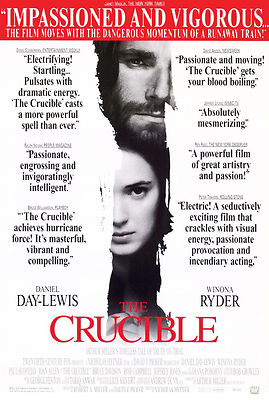 THE CRUCIBLE (1996) ORIGINAL REVIEW MOVIE POSTER - ROLLED | eBay