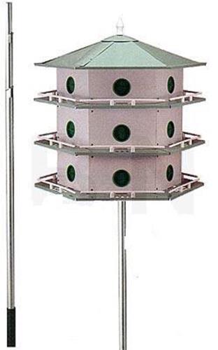 Heath Purple Martin 18 Room House w/ 15' Pole | eBay