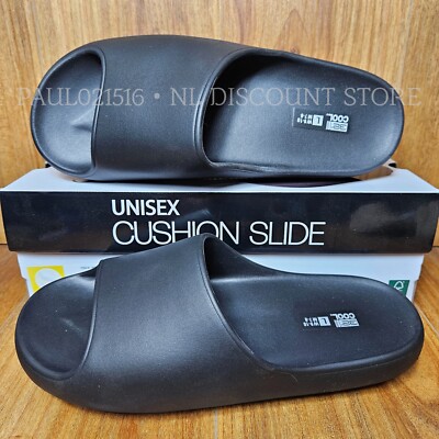 32 DEGREES COOL Cushion Slides Unisex (W)Women's & (M)Men's ~ Black | eBay