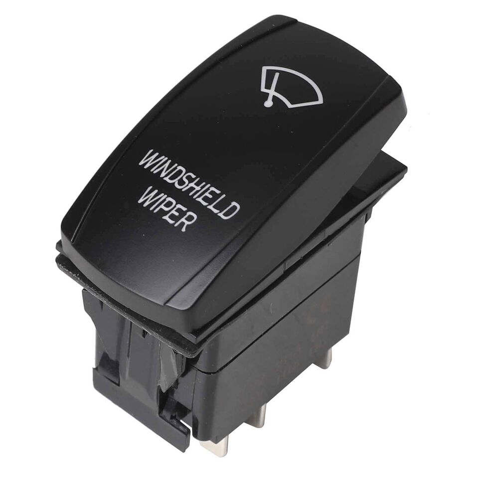 Electric Windshield Wiper Motor Kit + Wiper Rocker Switch For Polaris ...