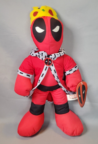 Marvel Good Stuff Deadpool Royal King Plush 14 in Stuffed Doll X-Force ...