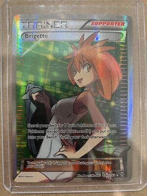 Brigette Full Art 161/162 Ultra Rare Breakthrough Pokemon TCG Near Mint ...