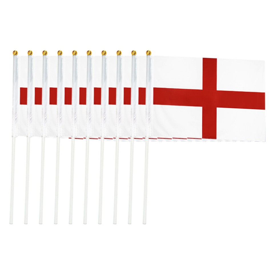St George Cross Flags Polyester English Eyelets Flag Football Event ...