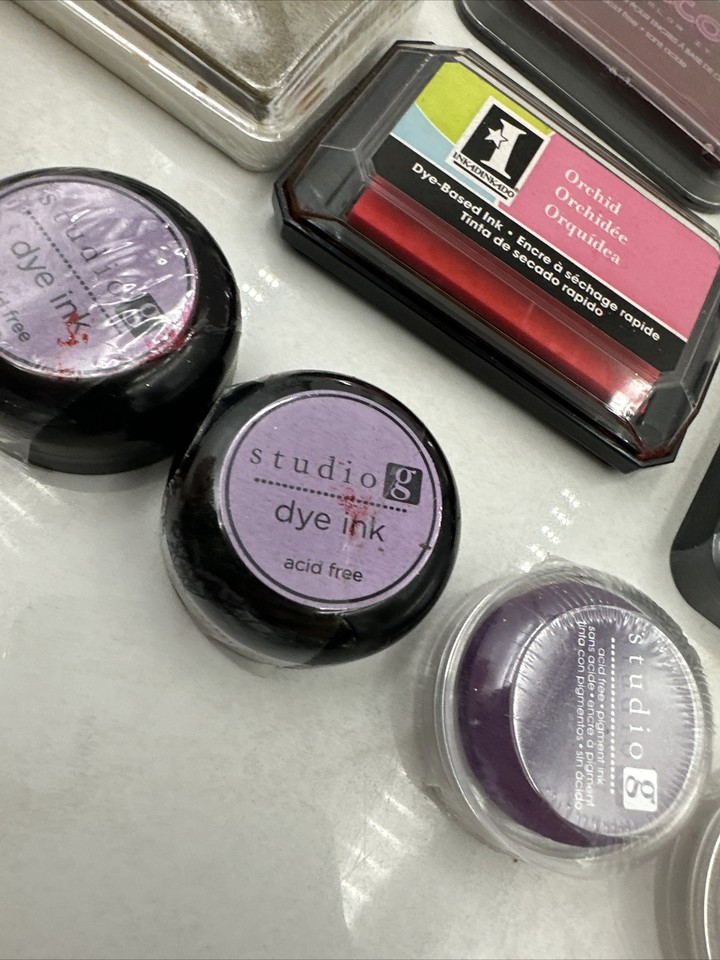 Stamp Ink Pad Lot Color Box Ink Pad Lot Watermark Ink Pad Archival Ink ...