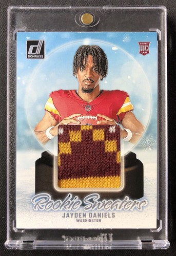 2024 Donruss Jayden Daniels Rookie Sweaters Rookie Card #RHS-JDA ...