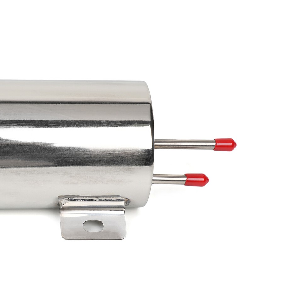3"x16" Polished Stainless Steel 50OZ Radiator Coolant Overflow Catch ...