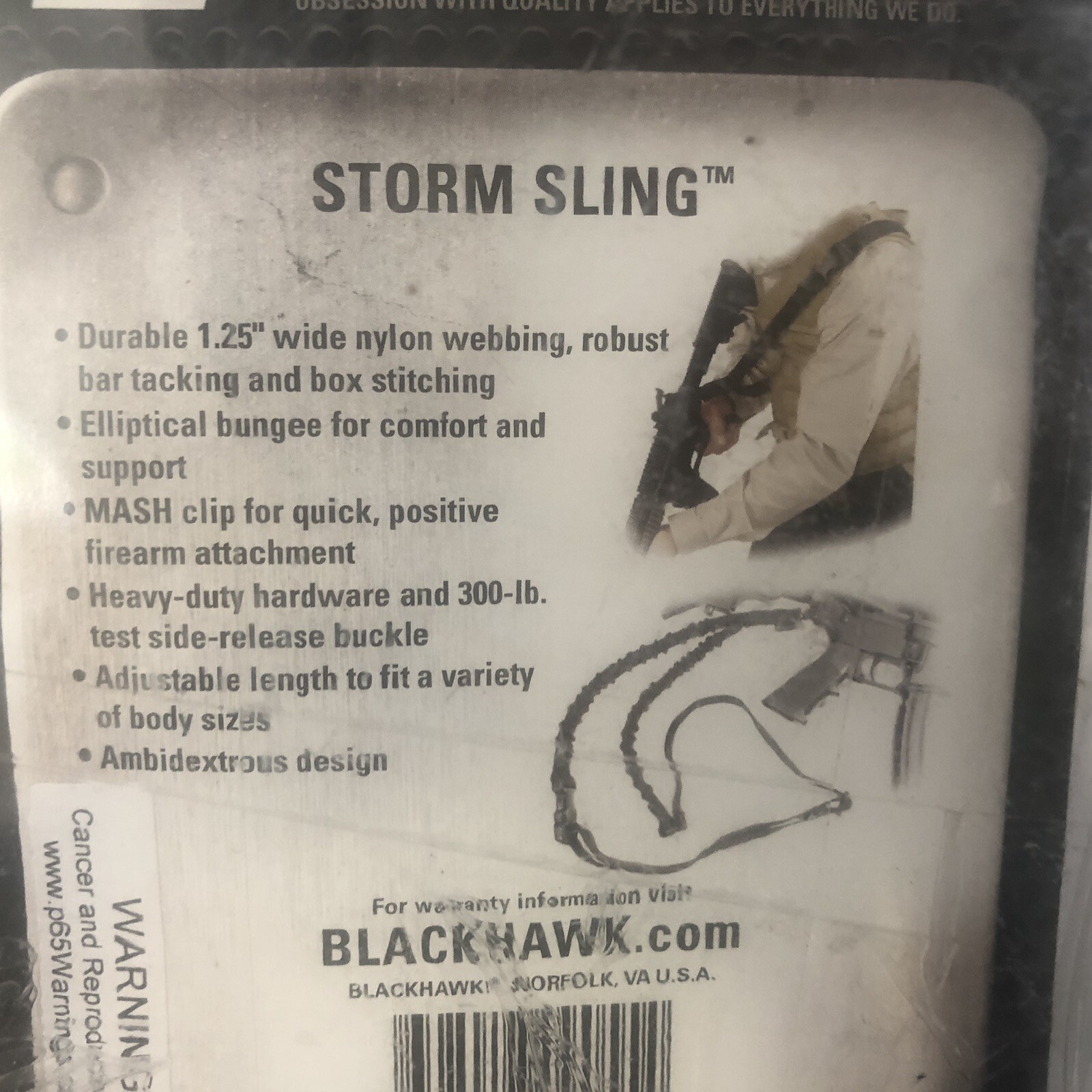 Blackhawk! Storm Single Point Sling Black 70GS12BK New Open Box | eBay