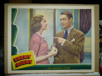 ENEMY AGENT, orig 1940 LC (Richard Cromwell, Helen Vinson) | eBay