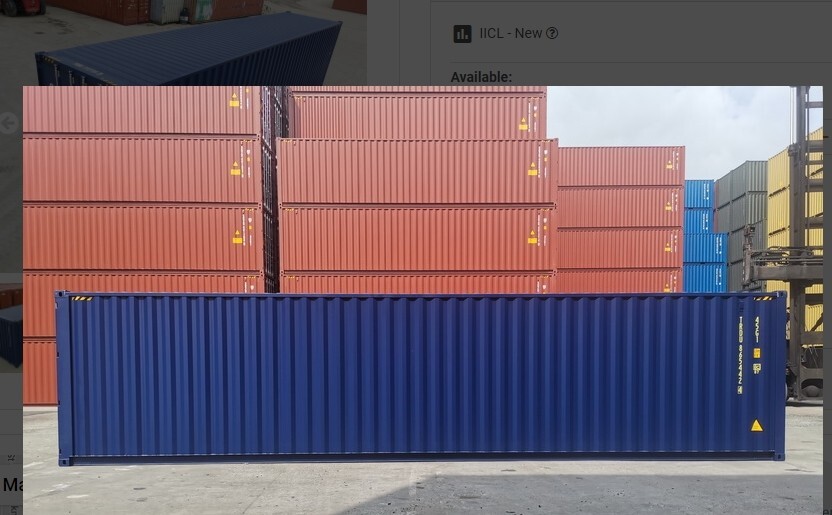 40ft High Cube New 'Multi-Trip' Shipping Container | Chicago, IL | eBay